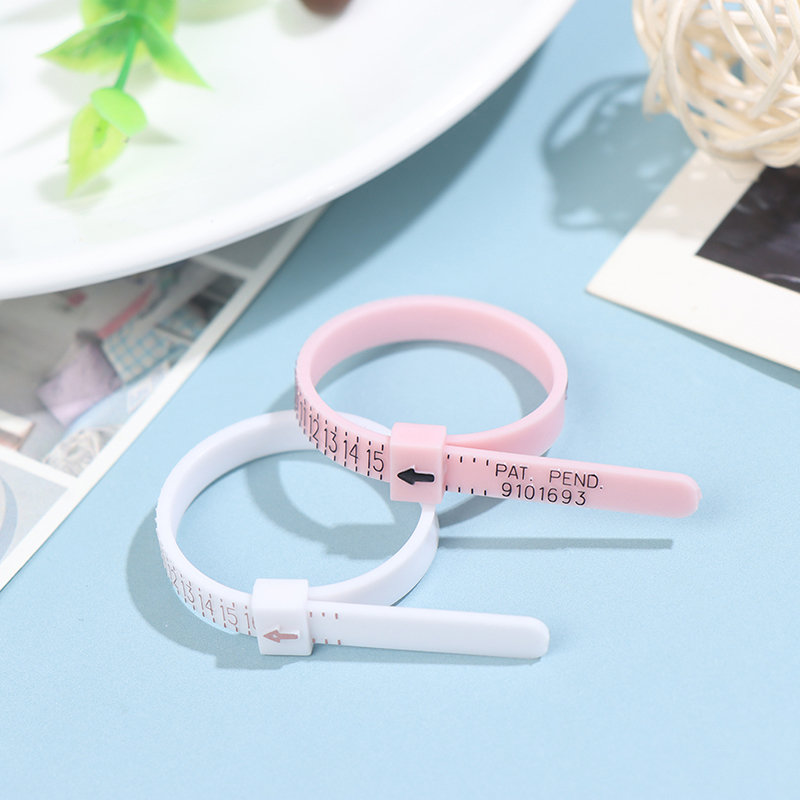 Plastic Ring Gauge Measure Professional Ring Sizer Genuine Tester US S ...