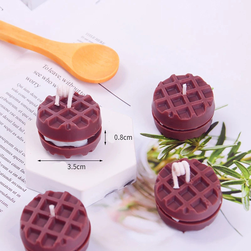 Waffle Silicone Mold DIY Round Waffle Making Tool Practical Chocolate Mold