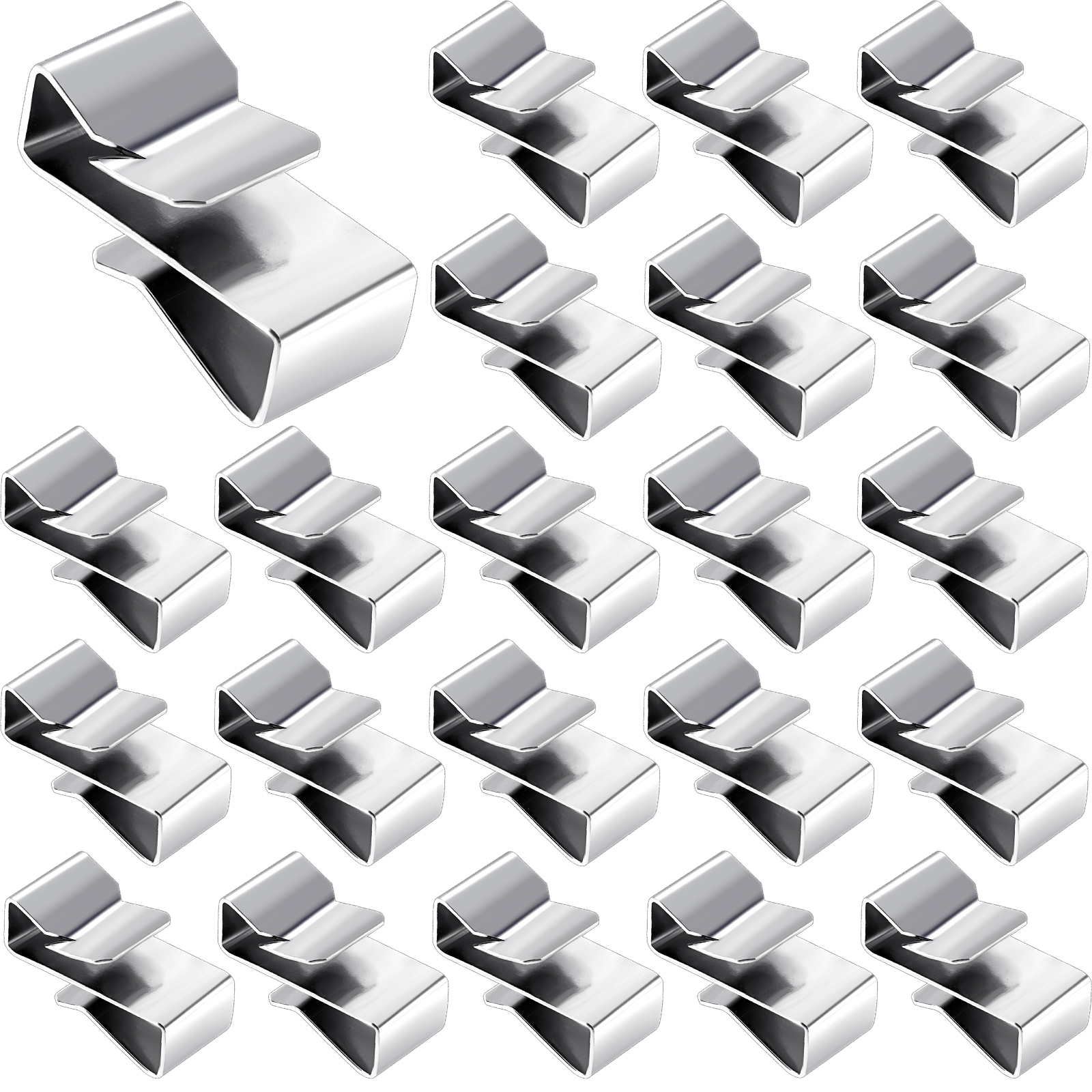 75PCS Trailer Frame Wire Clips, Springsteels Trailer Wiring Clips for RV Boat