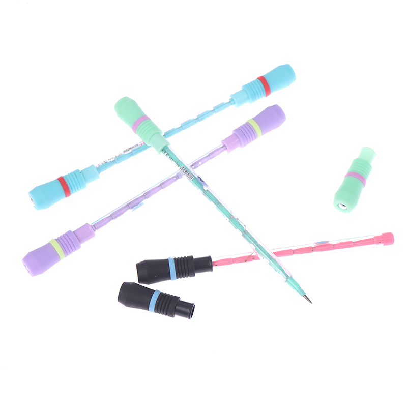 Creative Erasable Pencil Funny Rotating Pen Spinning Gaming Pens Kids Students