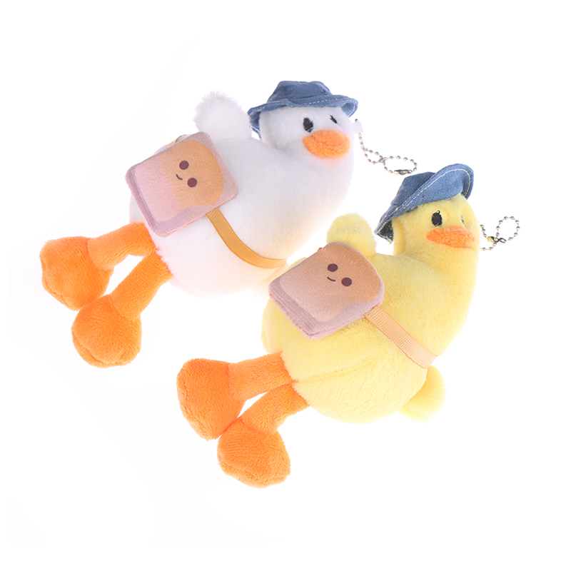 Cute Duck Pendant Plush Toy Doll Internet Celebrity Duck Keychain Bag Ornamen Pe