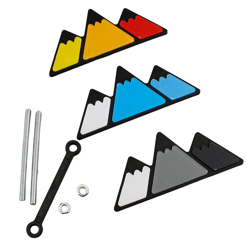 Emblema distintivo griglia 3 colori per accessorio distintivo TRD 4Runner Tundra 2018 2019 RODE