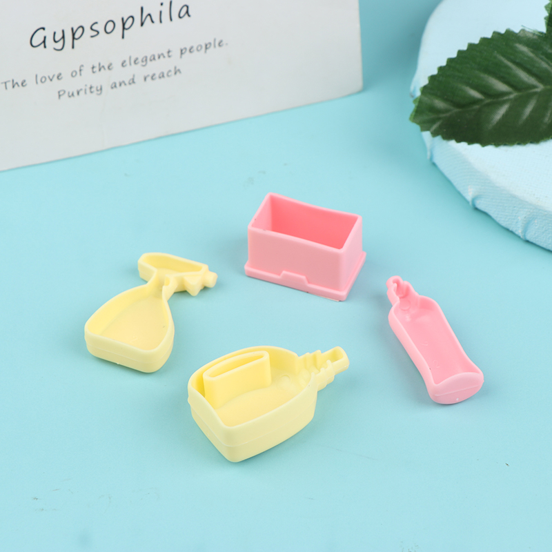 4Pcs/Set Doll Cleaning Bucket Detergent Laundry Detergent Toy Hand ...