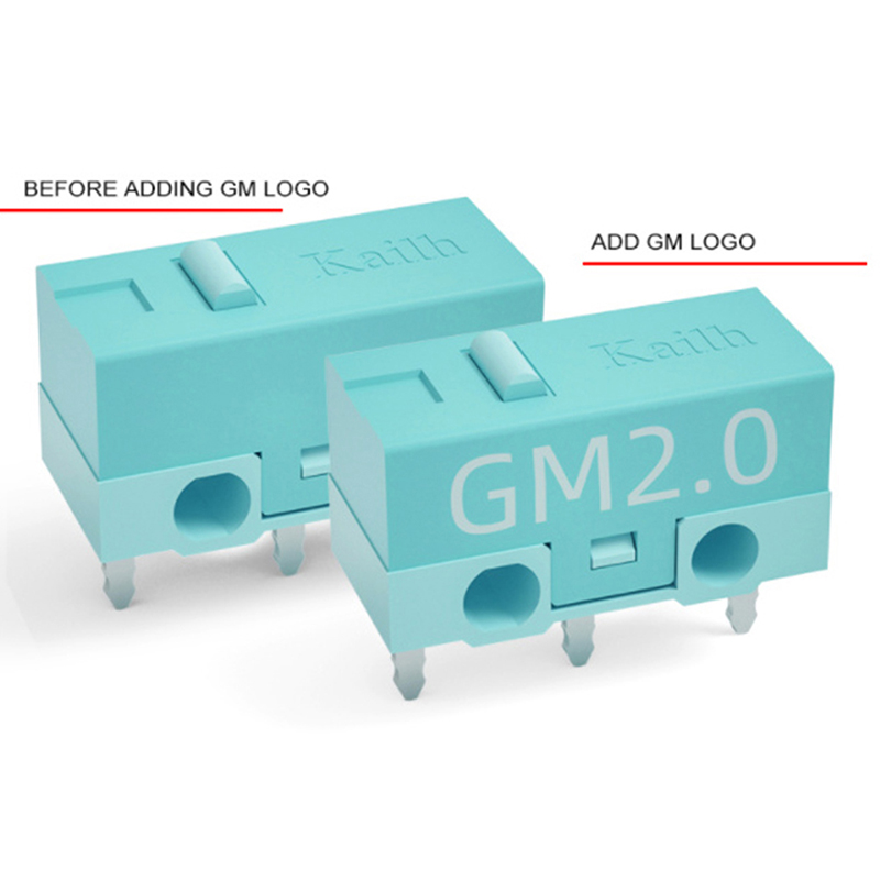 2pcs Kailh GM2.0 micro switch 20M life gaming mouse Micro Switch 3 ...