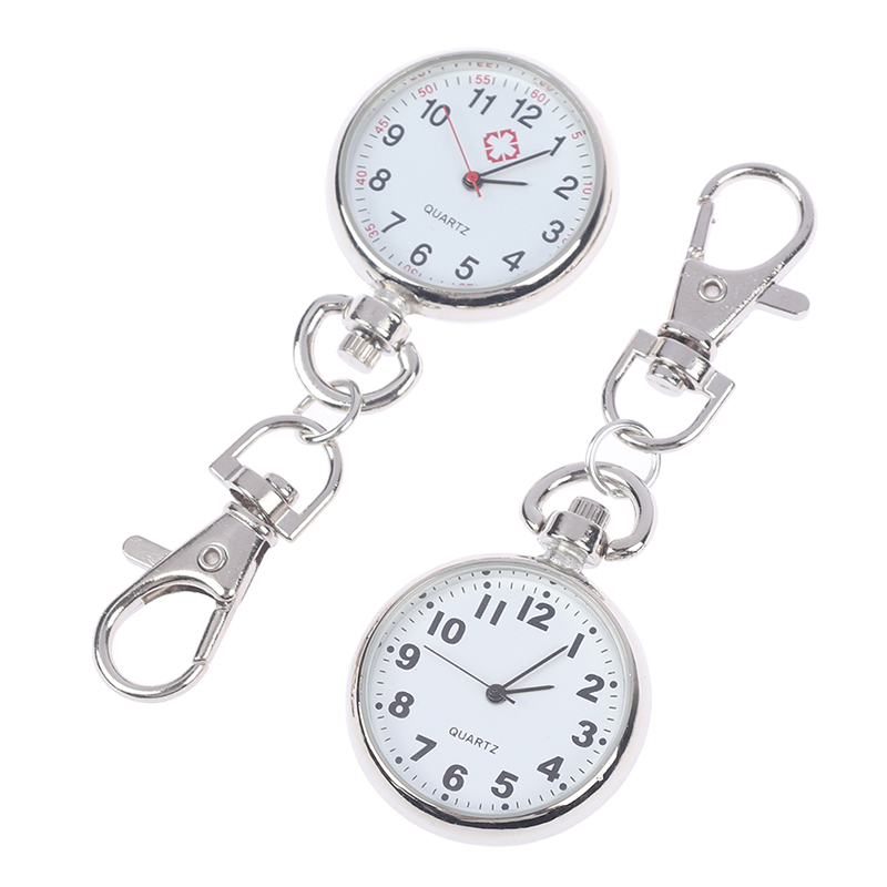1pcs Retro Quartz Vintage Pocket Watch Movement Keychain Keyr-yn | eBay ...