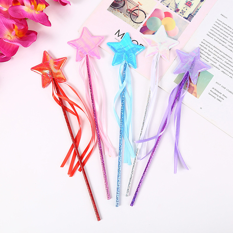 1PCS Five-pointed Star Magic Wand Children Fairy Wand Girl Birthday ...