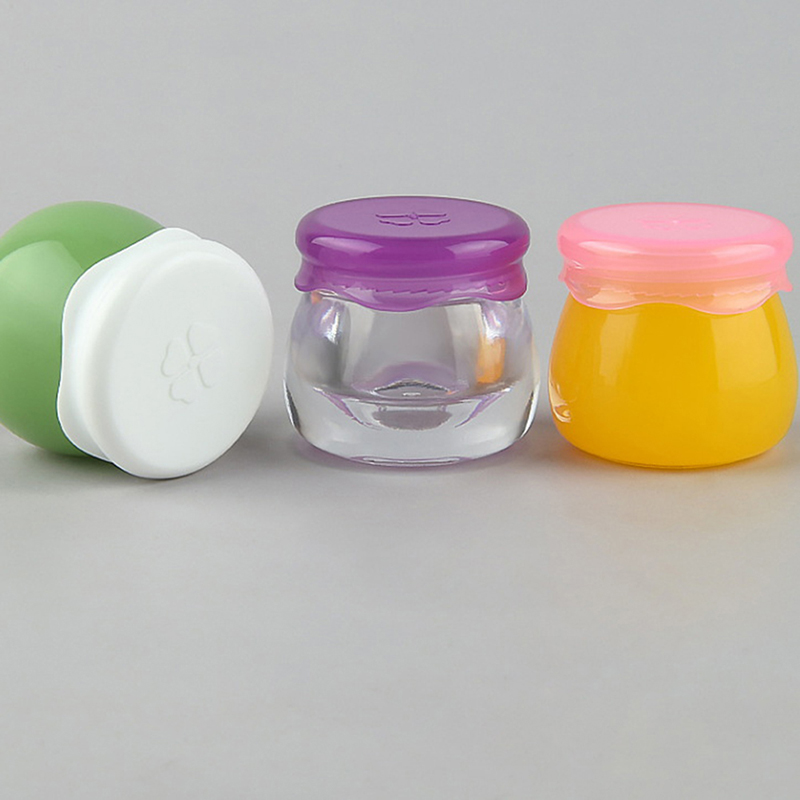 refillable bottles empty makeup Jam jar pot travel face cream cosmetic ...