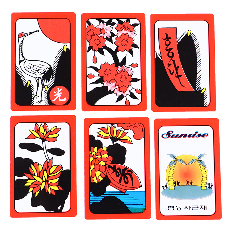 MAHJONG GOSTOP GO Stop Hanafuda Cards Popular Korean Japanese Board ...