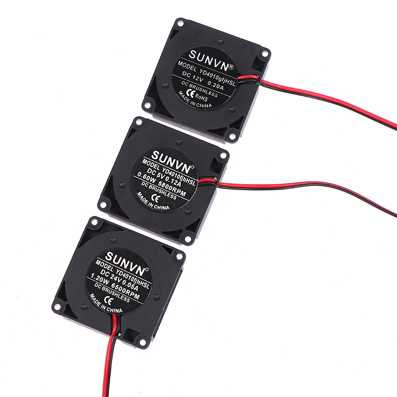 DC4010 5V 12V 24 V Turbo Soffiatore Alimentatore Stampante 3D Raffreddamento FTU p