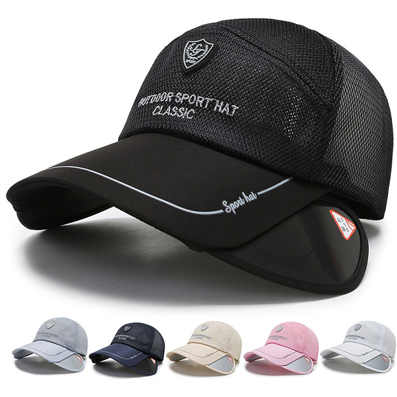 Wide Brim Sun Visor Hat for Women and Men Breathable Golf Cap with ...