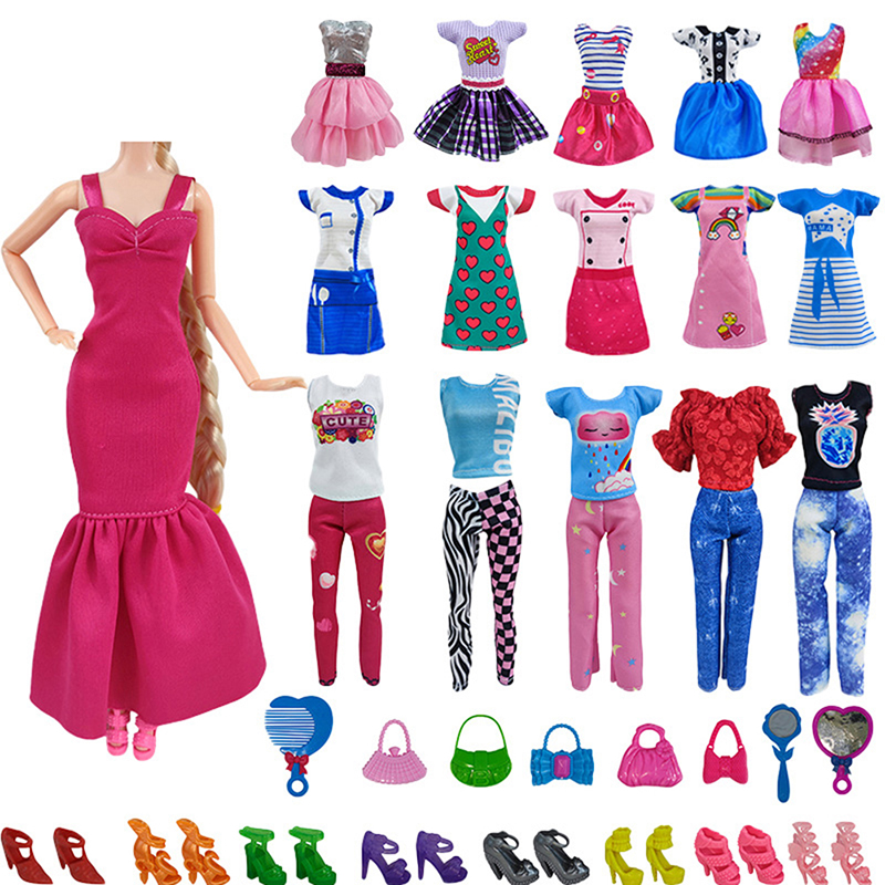 Doll Clothes &Accessories Suitable for 11.5 inch 30cm Doll Daily Casual Cloth Pe