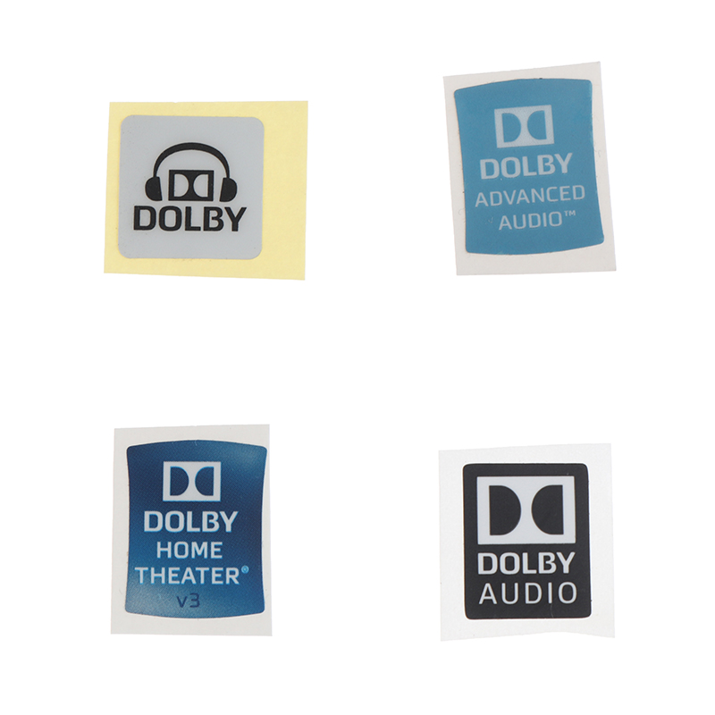 Dolby Surround Sound Labels Laptop Stickers Desktop Decor DIY Stick-DB ...