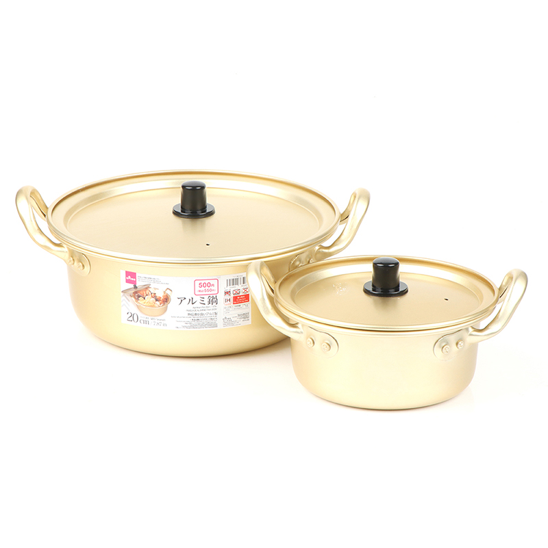 Korean Ramen Noodle Pot Korean Aluminum Stockpot Quick Noodles Pan With ...