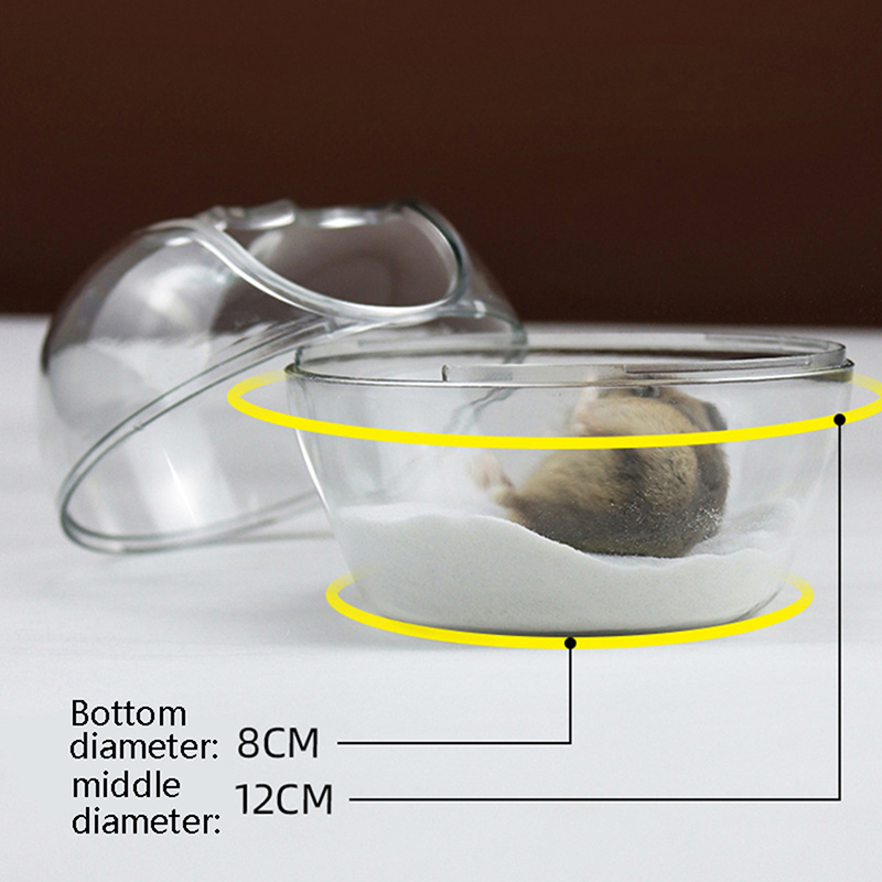 Criceto vasca sabbia vasca da bagno criceto roditore rimovibile bagno sabbia contatti~pd