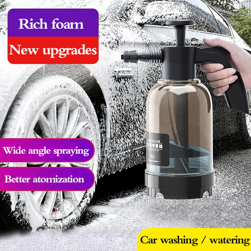 2L Foam Cars Watering Washing Cleaning Tool Garden Sprayer Foam Nozzle Can