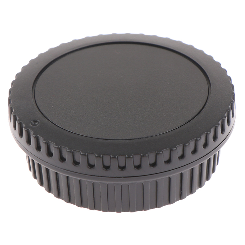 1 paio di cover copriobiettivo posteriore + copriobiettivo anteriore fotocamera per fotocamere Len Protector Co ZK