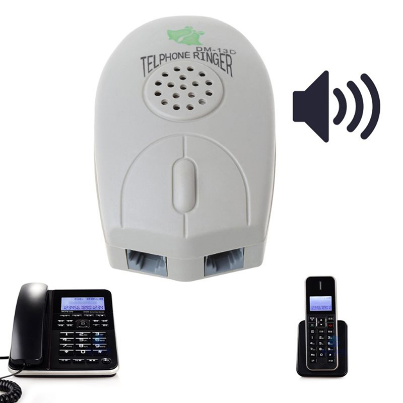 Amplifier Landline Phone Bell Ringer Extra Loud Telephone Ring For The ...