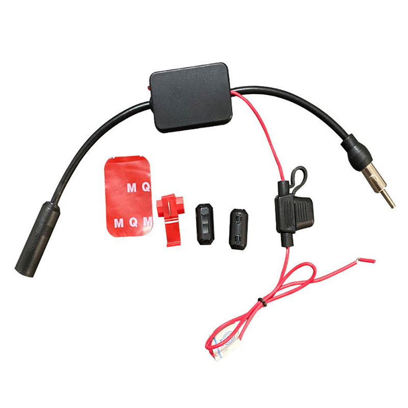 Universal Practical FM Signal Amplifier Anti-interference Car Antenna Radio ba