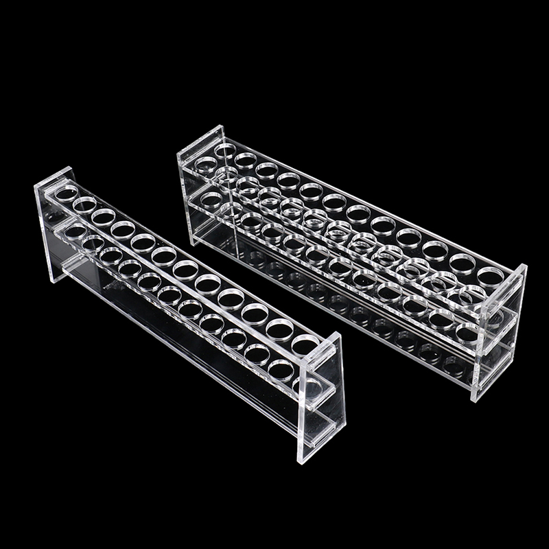 1piece/lot 10ml Test Tube Rack Holder Organic Glass Test Tube Stand ...