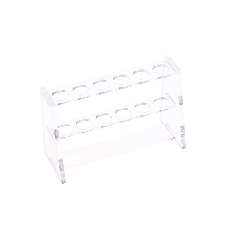 1piece/lot 10ml Test Tube Rack Holder Organic Glass Test Tube Stand ...