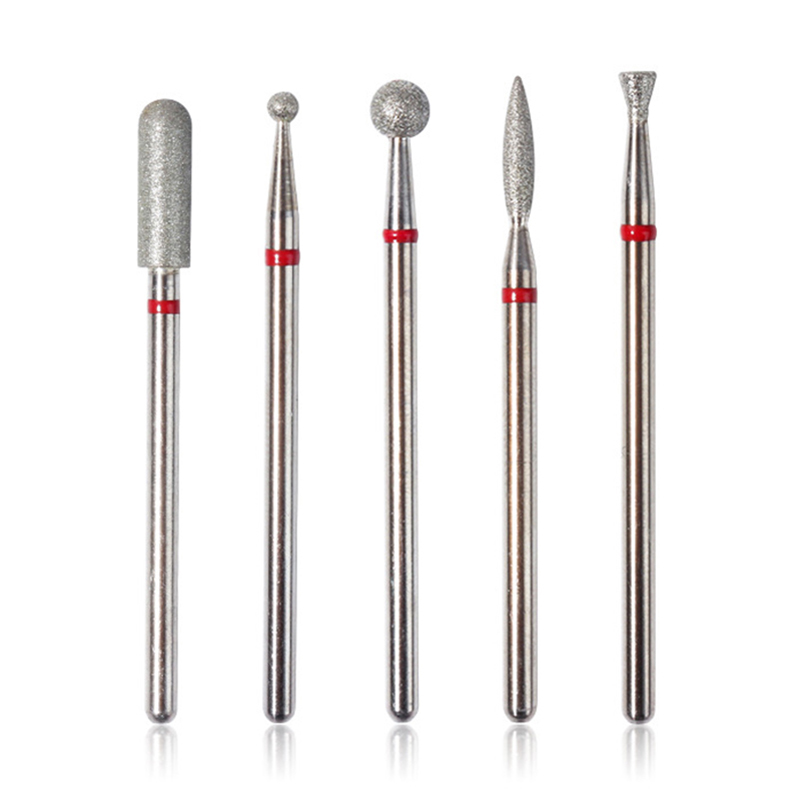 Nail Drill Bits Diamond Milling Cutter Rotary Burr Files Cuticle ...