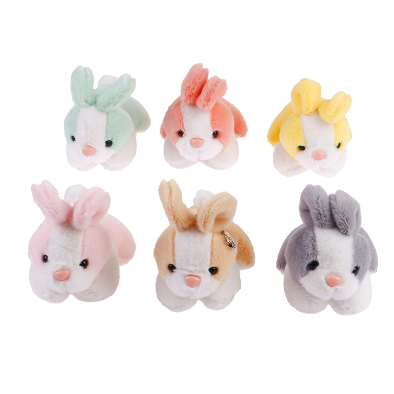 Rabbit Plush Stuffed Doll Keychain Pendant Bag Decor Year Of The Rabbit 2023  Pe