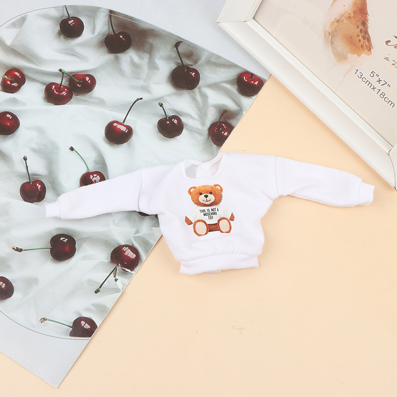 29cm Doll Princess polyester cotton bear print loose sports suit fashion expe Pe