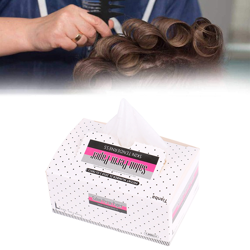 1000Pcs Perm Paper Professional Home DIY Hair Curling Paper Perming ...