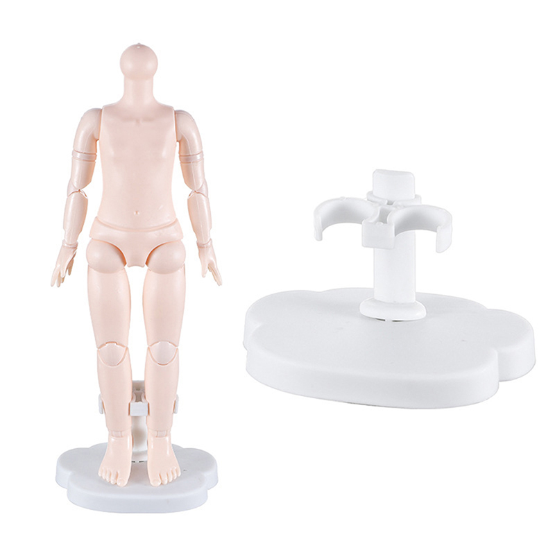 1Pc Doll Stand Display For 30cm Dolls Clip Leg Fixing Support Toys Accessories