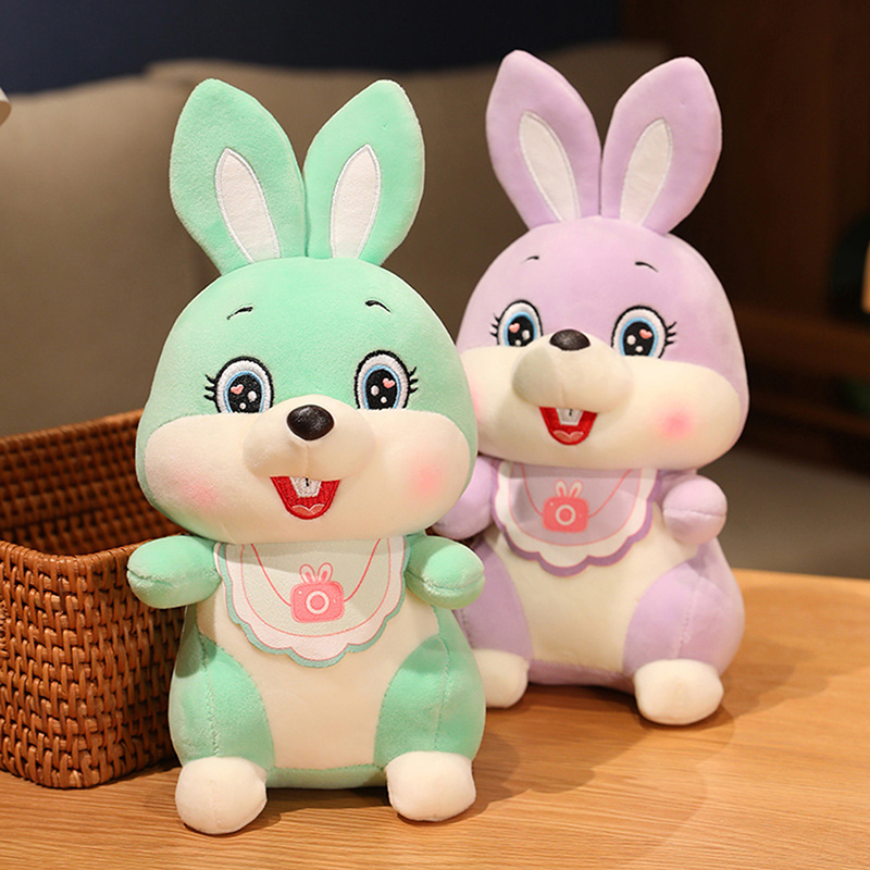 2023 rabbit year mascot doll plush toy Auspicious Doll rabbit Children Toy gi ba