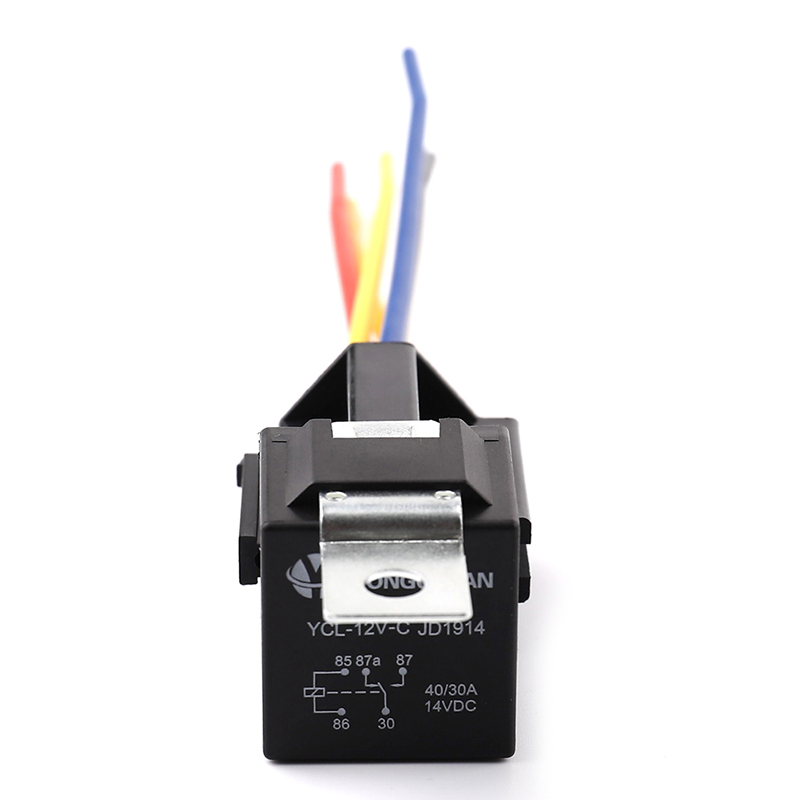Waterproof Automotive Relay 12V 5Pin 40A Car Relay 12V 5Pin With Relay Socket