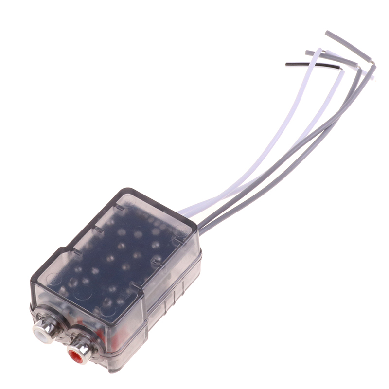 High Level Speaker Signal to Low Level RCA Adapter High to Low Subwoofer