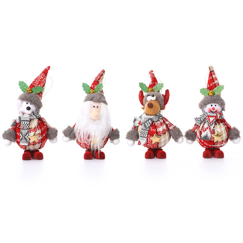 Christmas decoration creative bells old man pendant Christmas tree small hang Pe