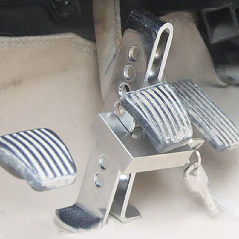 Universal Auto Car Truck Brake Clutch Pedal Lock Alloy Steel Security Anti-Theft