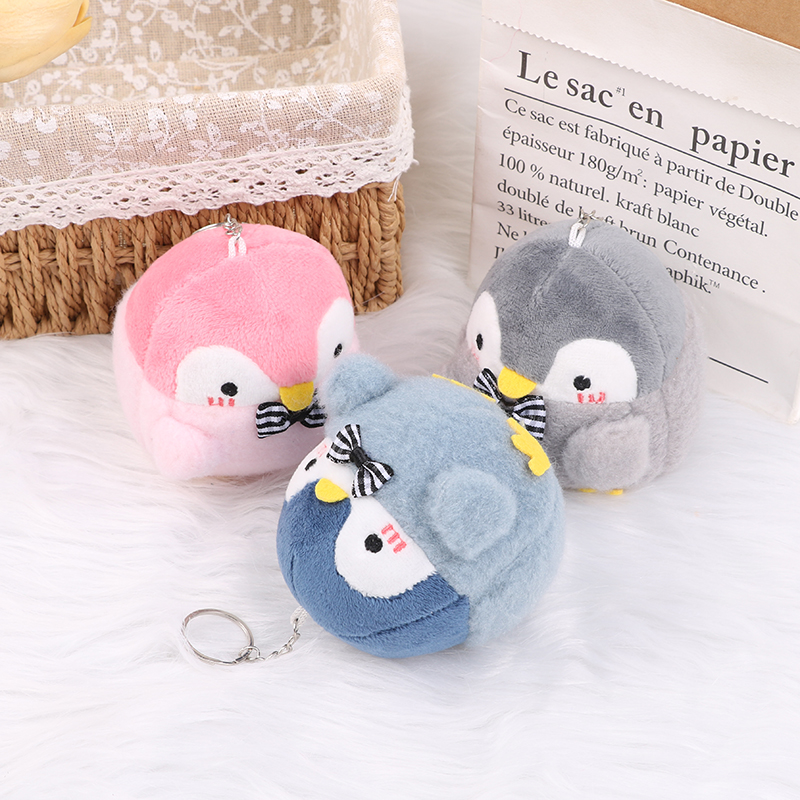 10CM Penguin Toy Key Chain Animal Penguin Stuffed Toy Doll Animal Plush Dolls Pe
