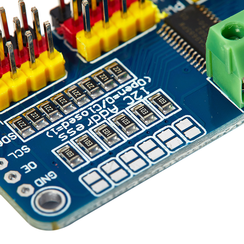 PCA9685 16 Channel 12-Bit Motor Driver I2C Module Robot Servo Driver ...