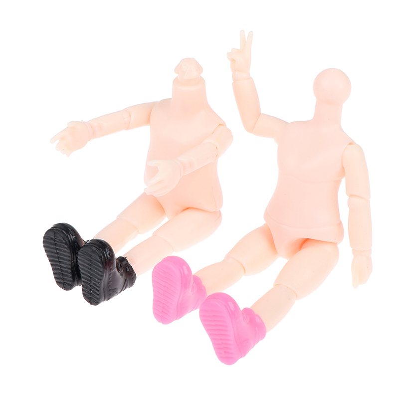 Bambo da 9,5 cm BOTO MODABILE MOVIABILE PER ACCESSORI NUDE POTTOLO DI BAMBINA Pe