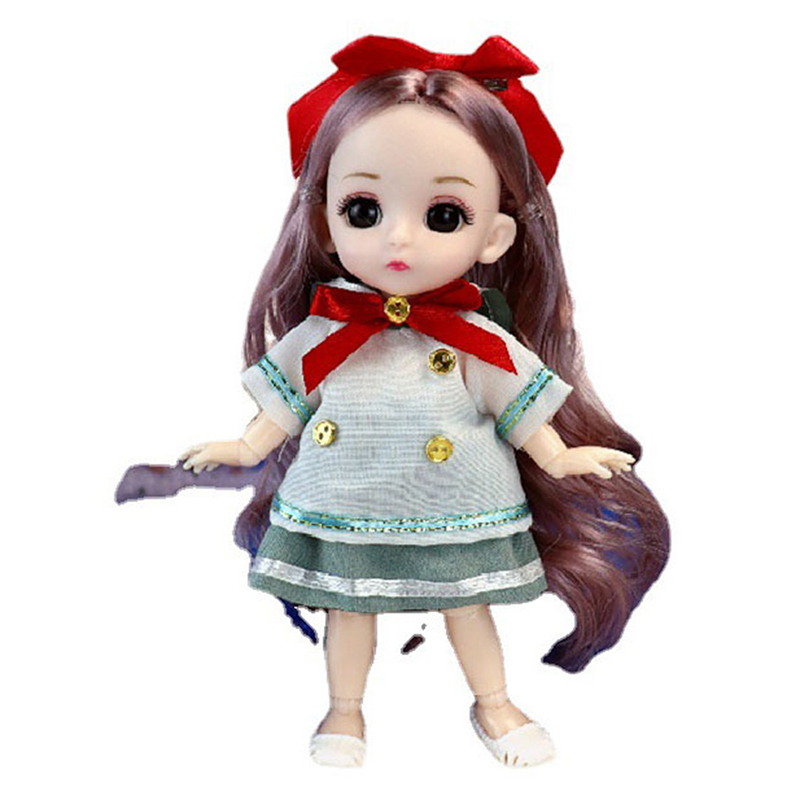 1 Set Mini Academic JK Uniform Suit For 16-17cm Doll Accessories Girls Gift ba