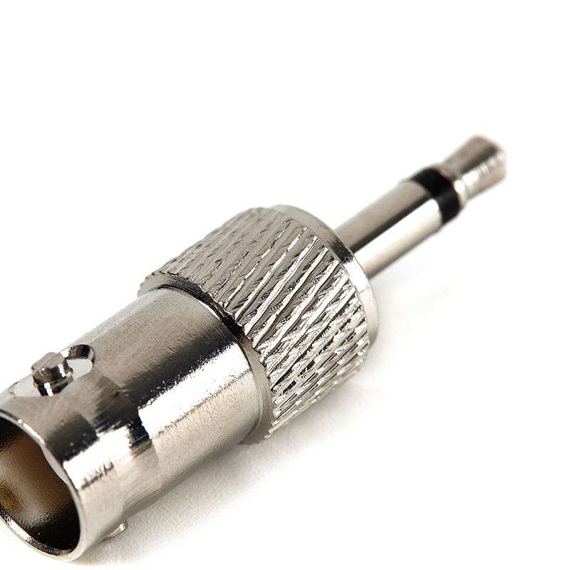 1Pc F Type Female To 3.5mm Male Connector 3.5 Mono Plug Female Audio ...