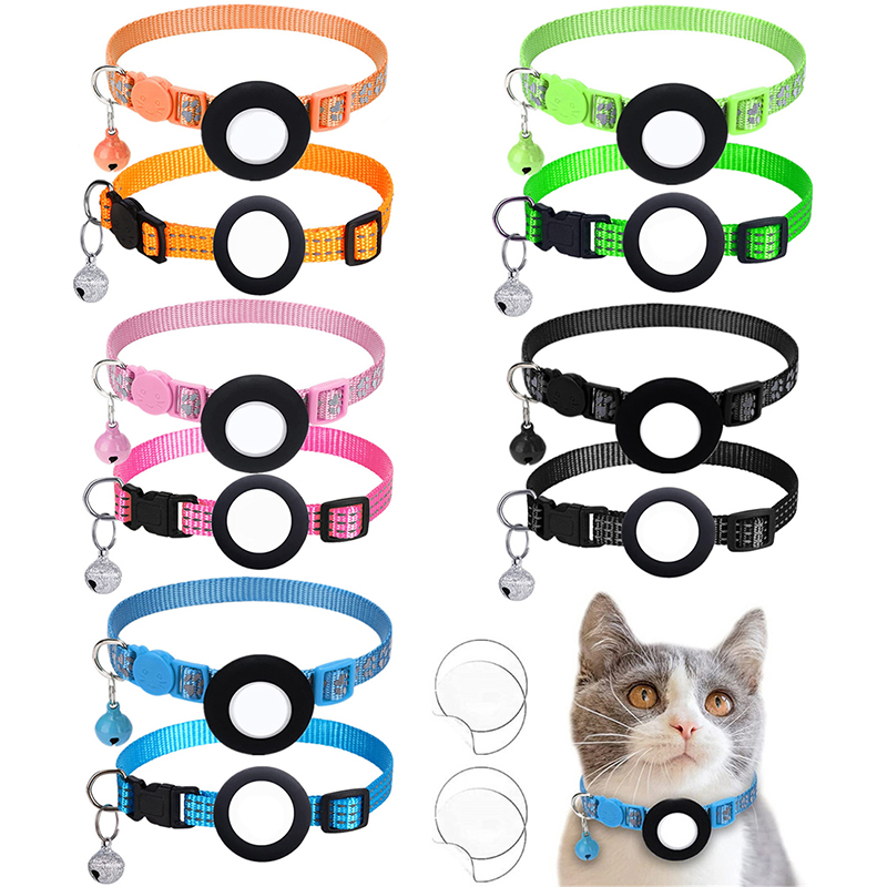 2pcs AirTag PetS Collar Holder Fruits Airtag Airtag Case de chien Collar