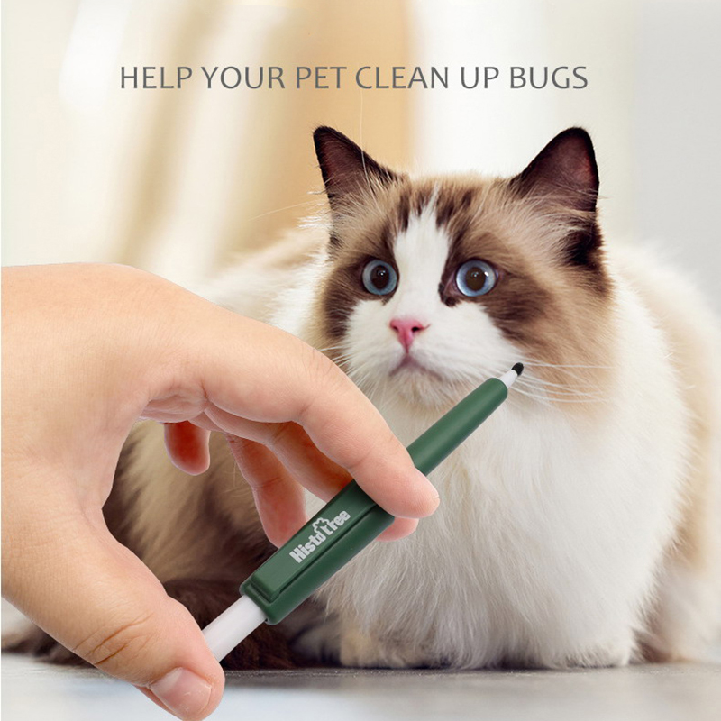 Penna per cattura insetti per animali domestici gatto cane bellezza insetti cattura penna per animali domestici strumento rimozione zecca clYB Z4