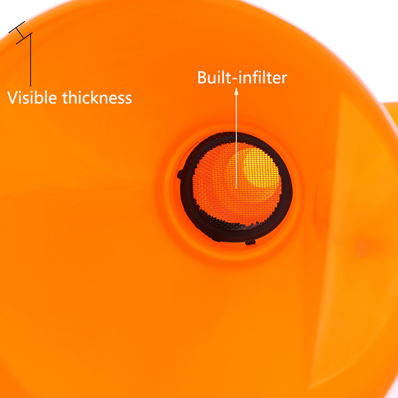 Rise de voiture universelle Rifueling Essence Entonnoir d'huile avec filtre