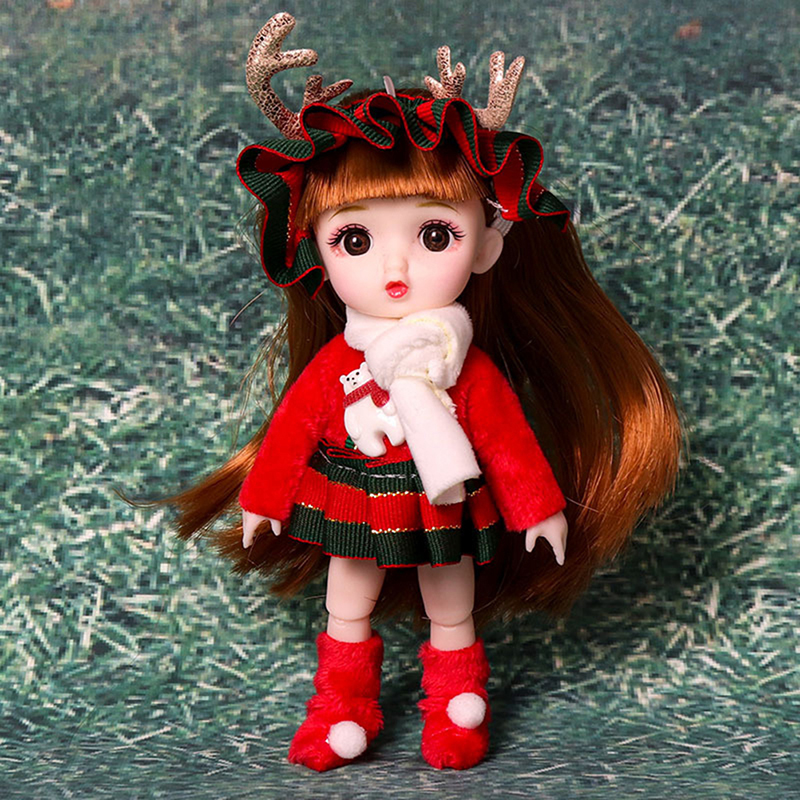 Cute 16cm Princess Doll with Clothes bjd Dolls ob11 Dolls Toy for Girls DIY G ba