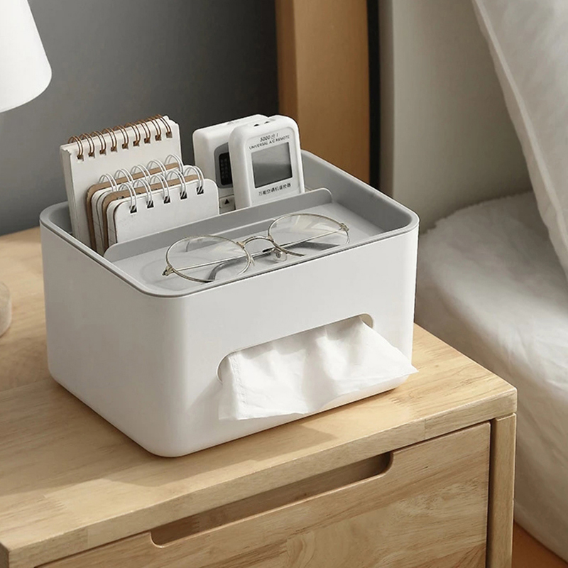 Tissue Boxes Multifunctional Tissue Box Napkin Holder Home Storage ...