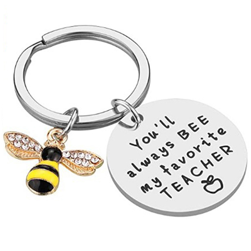 Gratitude Student Send Teacher Keychain You‘ll always be my favorite teac~pd Th