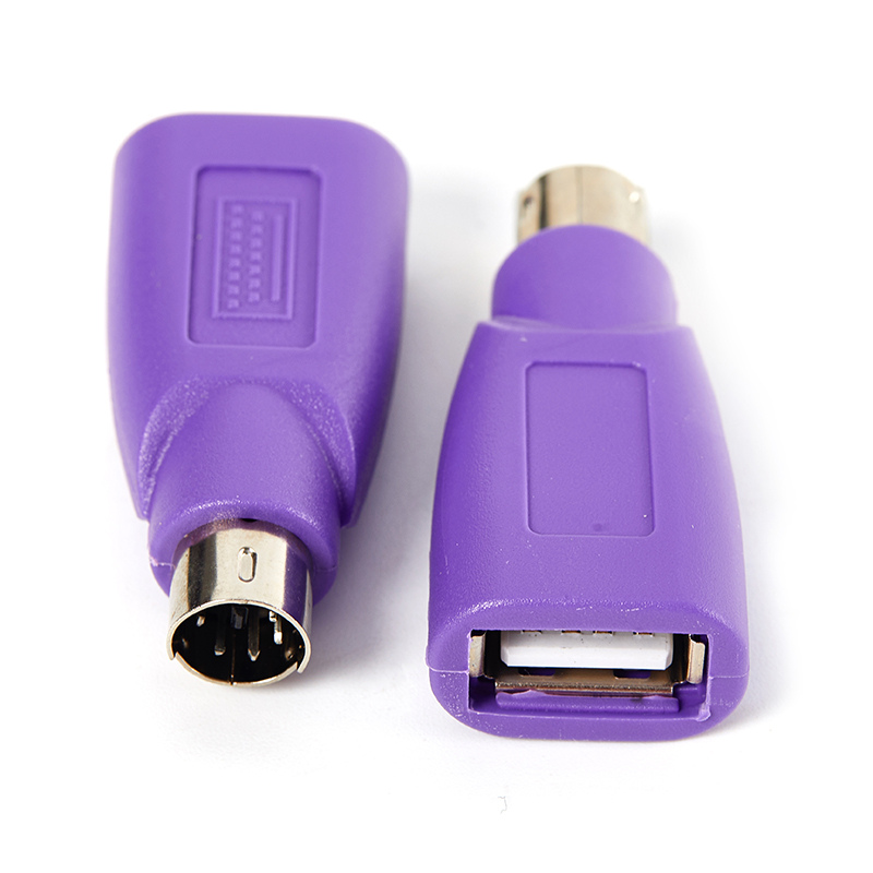 1Pc USB Female to for PS2 PS/2 Male Adapter Converter keyboard Mouse ...