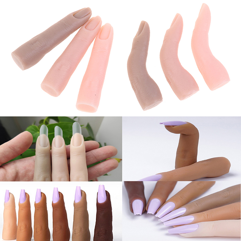 Practice Silicone Finger Model Tool With Joints Bendable Silicone Fake ...