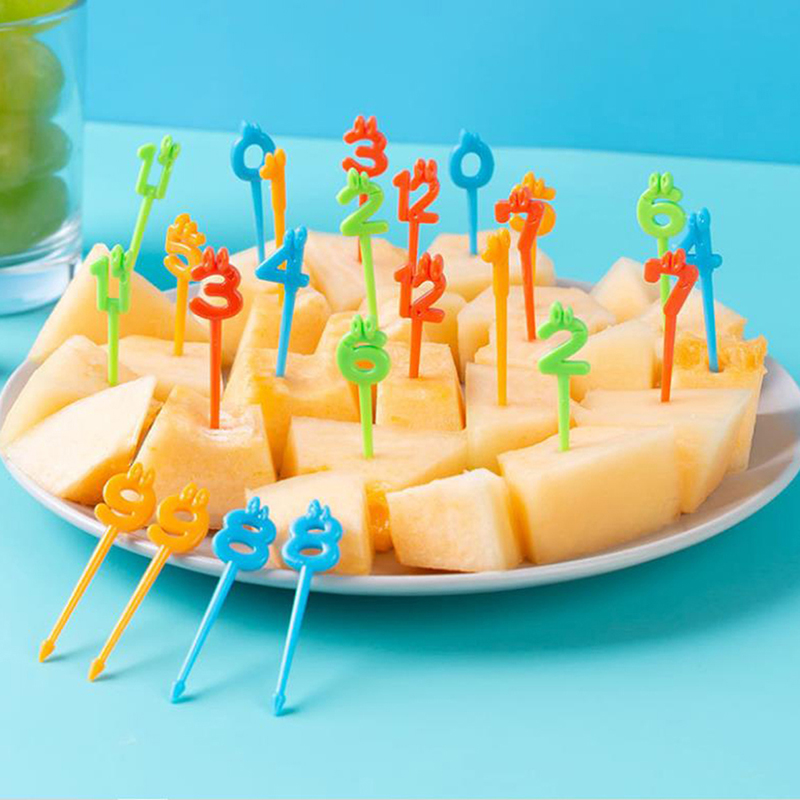 8 10 24Pcs Lunch Dessert Snack Decor Mini Fruit Forks For Children 8-10-24pcs-lunch-dessert-snack-decor-mini-fruit-forks-for-children