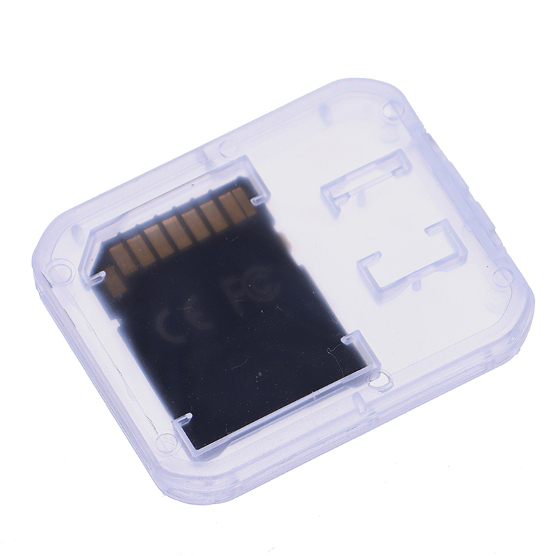 10Pcs Clear Plastic Memory Card Case Micro SD TF Card Storage Box ...