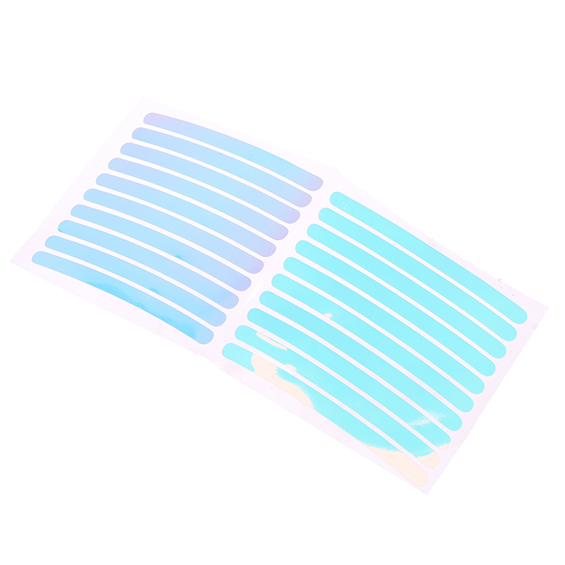 20 pz accessori decalcomania cerchio mozzo ruota motore auto adesivo riflettente nastro nastro ❤XH